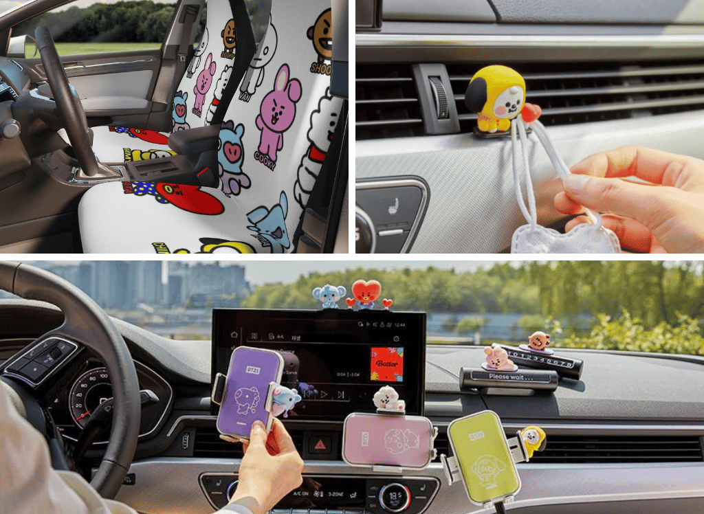 bt21 Car Accessories That'll Make You Feel Like a K-Pop Star