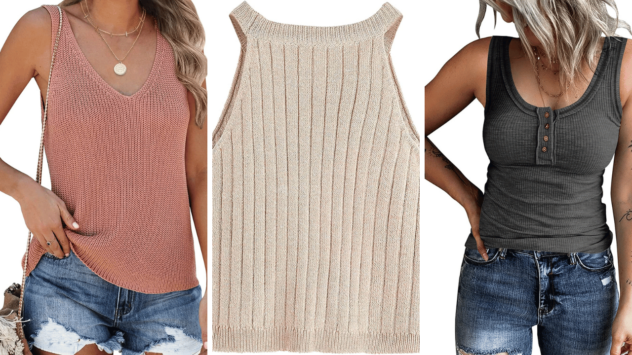 3 Knit Tank Tops: The Best Way to Stay Cool and Stylish.