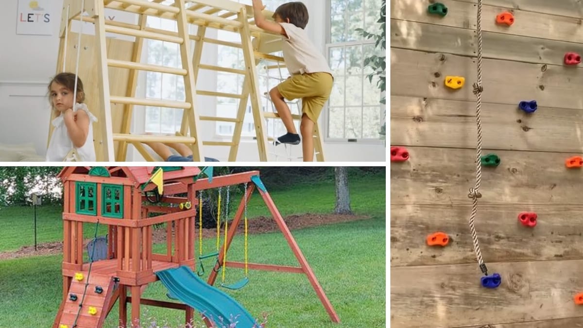 Climbing Wall For Kids: 6 Products That Will Have Them Reaching New ...