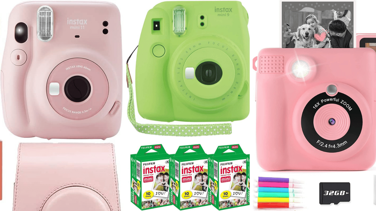 Pretty in Pink: The Pink Polaroid Camera for Trendsetters