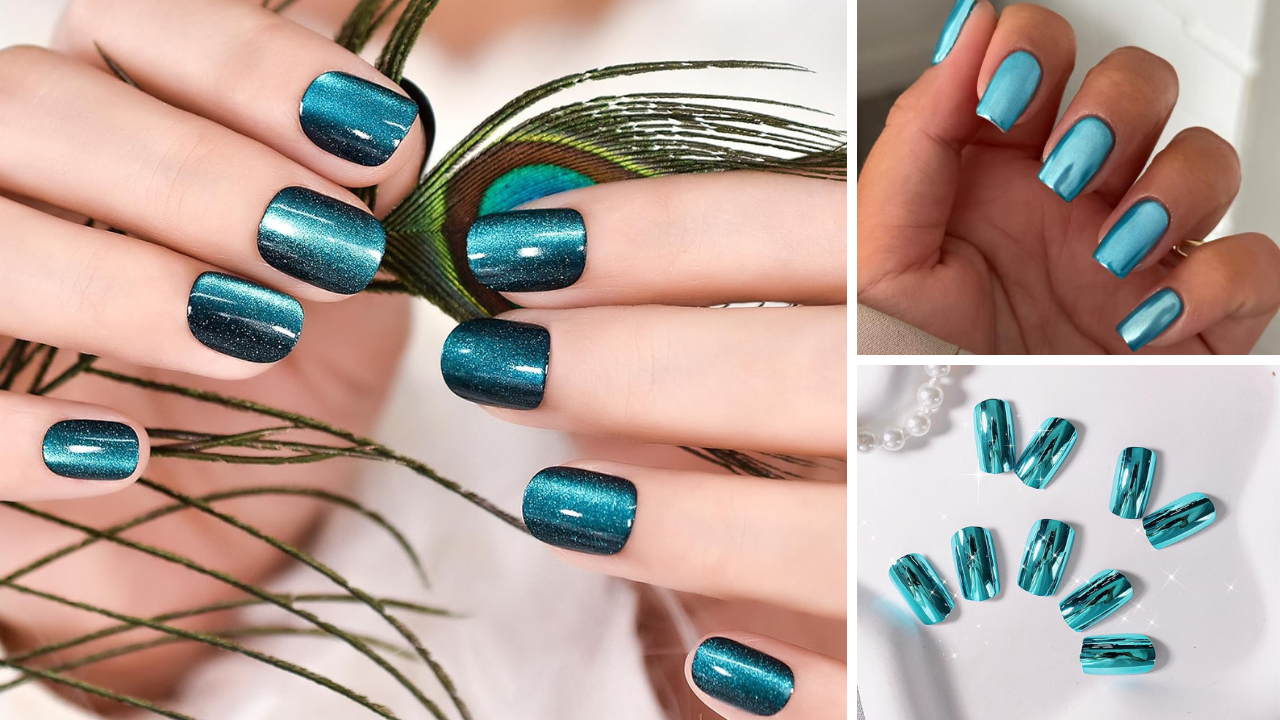 Stunning Manicure: Top 5 Teal Acrylic Nails